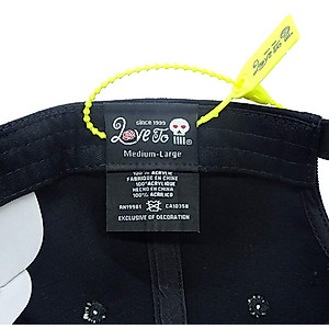 Love To Flat Bill Snapback Hat Baseball Cap Adjustable Style Marijuana Leaf Embroidery