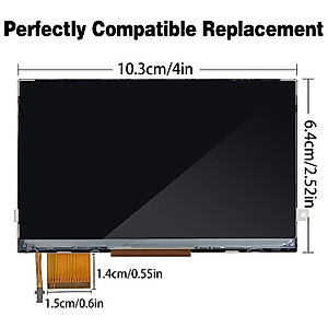 OSTENT Fix Repair Replacement LCD Display Screen for Sony PSP 3000 Console
