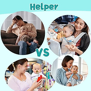 Babygoal Neutral Pacifier Clips, 4 Pack Binky Paci Holder and Leash for Boys and Girls Fits for Most Pacifier, Binkie Styles & Baby Teethers & Toys and Gift 4PS07-B