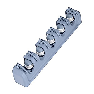 Broom Holder, Neat Light Weight Mop Wall Mounted Rack Easy To Install for Garage(Type B)