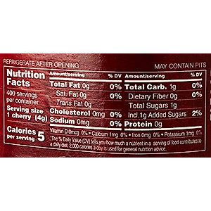 Regal Maraschino Cherries Without Stems - 1 Gallon