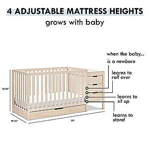 Carter's by DaVinci Colby 4-in-1 Convertible Crib & Changer Combo