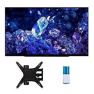 Sony XR42A90K 42" 4K Bravia XR OLED High Definition Resolution Smart TV with a Walts TV Full Motion Mount for 32"-65" Compatible TV's and Walts Screen Cleaner Kit (2022)