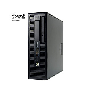 HP EliteDesk 705 G1 SFF, A6-7400B 3.5GHz, 8GB RAM, 2TB Hard Drive, DVDRW, Windows 10 Pro 64Bit (Cerfified Renewed)