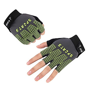 Accmor Kids Sport Gloves, Kids Half Finger Gloves, Kids Boys Girls Cycling Gloves, Kids Fishing Gloves for Cycling Camping Fishing Outdoor Sports