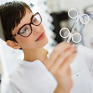 Scicalife 3pcs Confirmation Flipper Set Glass ±25° ±0. 5° ±100° Plastic Optometry Trial Lens for Ophthalmic Lens Tool Pinhole Glasses