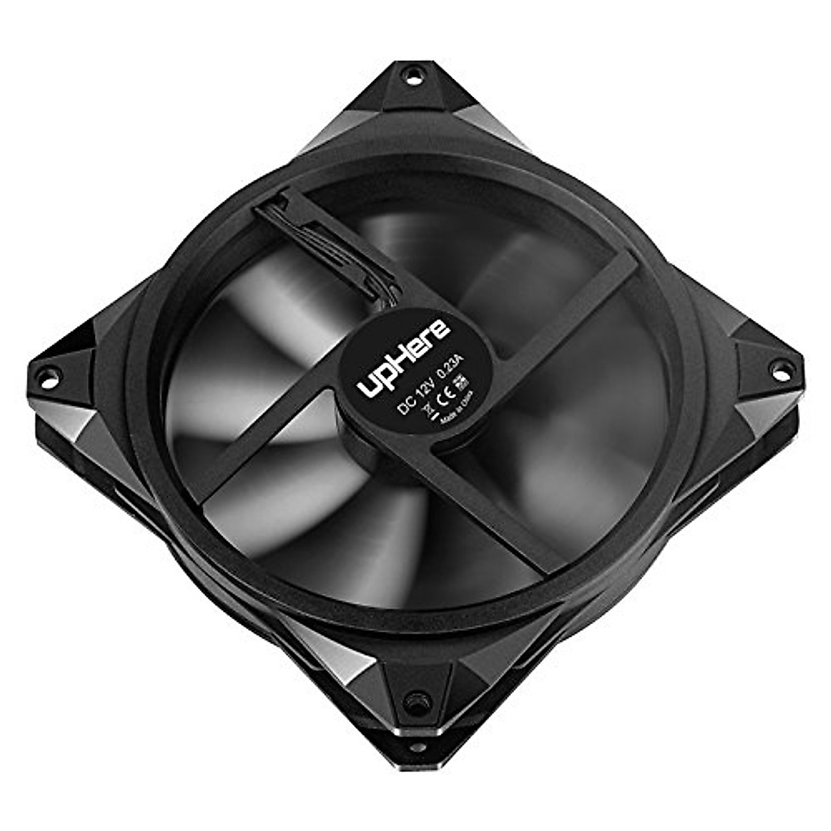 uphere 140mm Case Fan 3-Pack Computer Case Fan with Advanced Hydraulic Bearing for Silent Operation Standard 140 mm Case Fan 3 Pack with 3 Pin & Molex /(BK143-3)