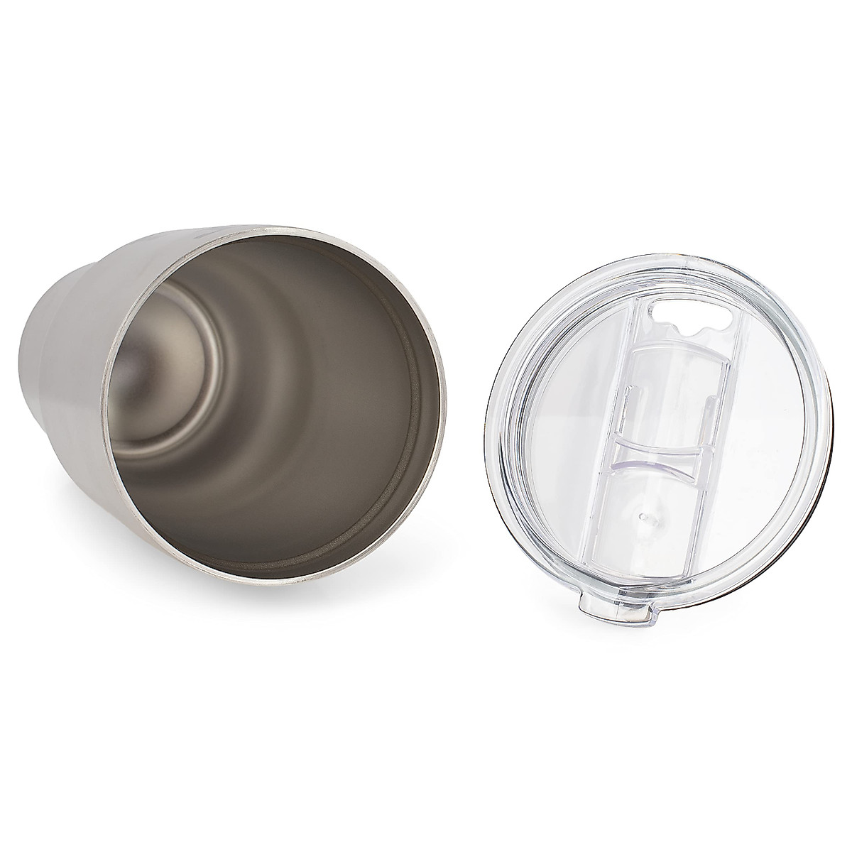 Elanze Designs The Captain Black Anchor 30 ounce Stainless Steel Travel Tumbler Mug