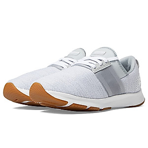 New Balance baby girls Dynasoft Nergize V3 Slip-on Running Shoe, Steel/Sea Salt, 2.5 Wide Little Kid US