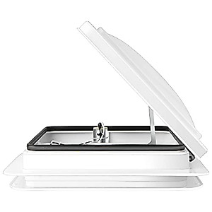 Livpow RV Roof Vent With 12V Fan Reversible 14" x 14"