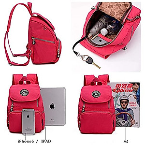 Echofun Nylon Mini Casual Waterproof Backpack Shoulderbag Rucksack Travel Bag Daypack for Girls Womens