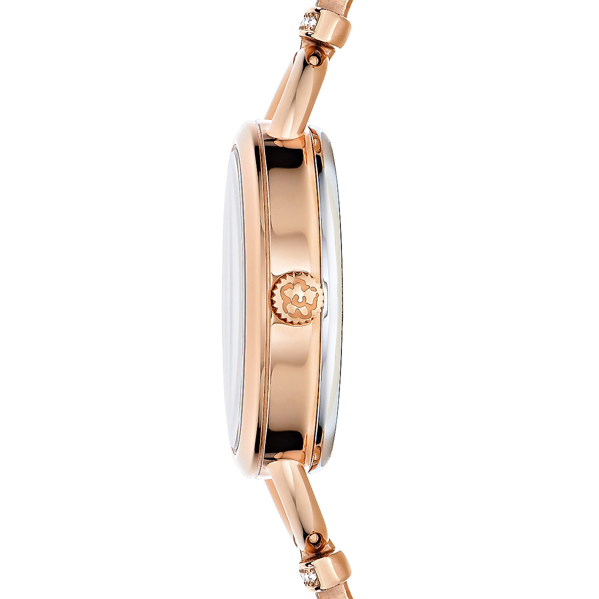 Ted Baker Ladies Stainless Steel Rose Gold Chain Bracelet Watch (Model: BKPLIS3019I)