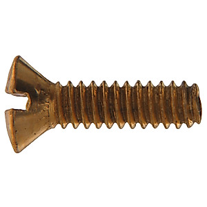 The Hillman Group 4191 Bright Brass Electrical Switch Plate Screw 6-32 x 1/2IN. (20-Pack), 0.5 inches