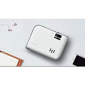 Mini Projector, GooDee W18 WiFi Movie Projector with Synchronize Smartphone Screen with 1080P Support and 200’’ Video Projector Support TV Stick, HDMI, VGA, USB, Laptop, PS4, and iOS/Android Phone