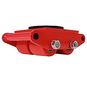 Machinery Mover 6T 13200 lbs Capacity Machinery Mover Skate Dolly with 360 Degree Cap Heavy Duty Industrial Machinery Mover Moving Skate Lifting Moving Equipment Skate Roller