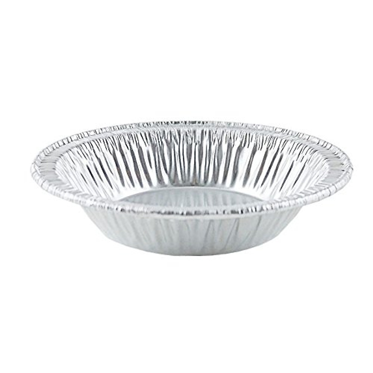 D&W Fine Pack Wilkinson B10 4 1/4" Aluminum Foil Tart Pan Disposable Baking Mini-Pie Plate Tin (Pack of 200)