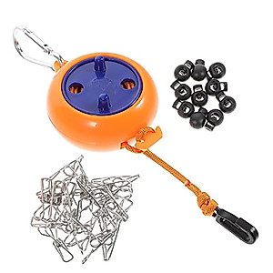 Cabilock 1 Set Clothesline Retractil De Clothesline Outdoor Indoor Retractable Clothesline Retractable Washing Lines Outdoor Washing Line Cord Portable Clothesline Rod Pole