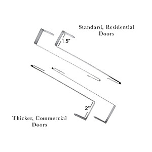 Household Essentials Household Essentials Over the Door Basket Storage Rack, White and Black