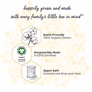 Burts Bees Baby Infant Reversible Blankets 100% Organic Cotton GOTS Certified - Tall Tulips Prints with Quilting Pattern Soft Nursery Blanket with 100% Polyester Fill for Size 30 x 40 Inch