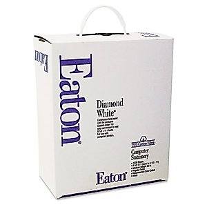 Southworth - 25% Cotton Continuous Paper, White, 20lb, 9-1/2 x 11, Perforated, 100 Sheets 35-520-10 (DMi BX