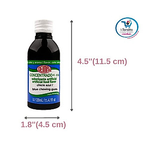 Deiman Artificial Food Flavoring Blue Chewing Gum Concentrate E-15 (4 fl oz)