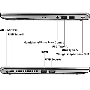 ASUS Vivobook 14 Inch Laptop for College Students, Intel Core 11th Gen i3-1115G4, Windows 11 Home, 16GB RAM, 1TB SSD, Intel UHD Graphics 770, Bluetooth, Webcam, Silver, PCM