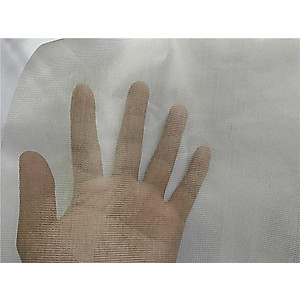 Amradield Faraday Mesh Nickel Copper Electromagnetic Shielding Window Fabric Transparent Clear Mesh Gauze Tulle Type