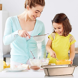 Patelai 4 Pieces Nonstick Bread Pan Loaf Pan 8.5 x 4.5 Inch Carbon Steel Kitchen Baking Tin Rectangle Bakeware for Home Baking Bread Cake or Pies