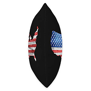 Love America American Flag Best Country on Earth USA American Flag Patriotic for US United States Pride Throw Pillow, 18x18, Multicolor