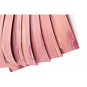 CEDAR ALPHA 2 Pcs Cedar Drawer and Closet Shelf Liner 72''x10'' -180x24 cm 6 ft roll of 100% Red Cedar Veneer with Mild Cedar Wood Scent