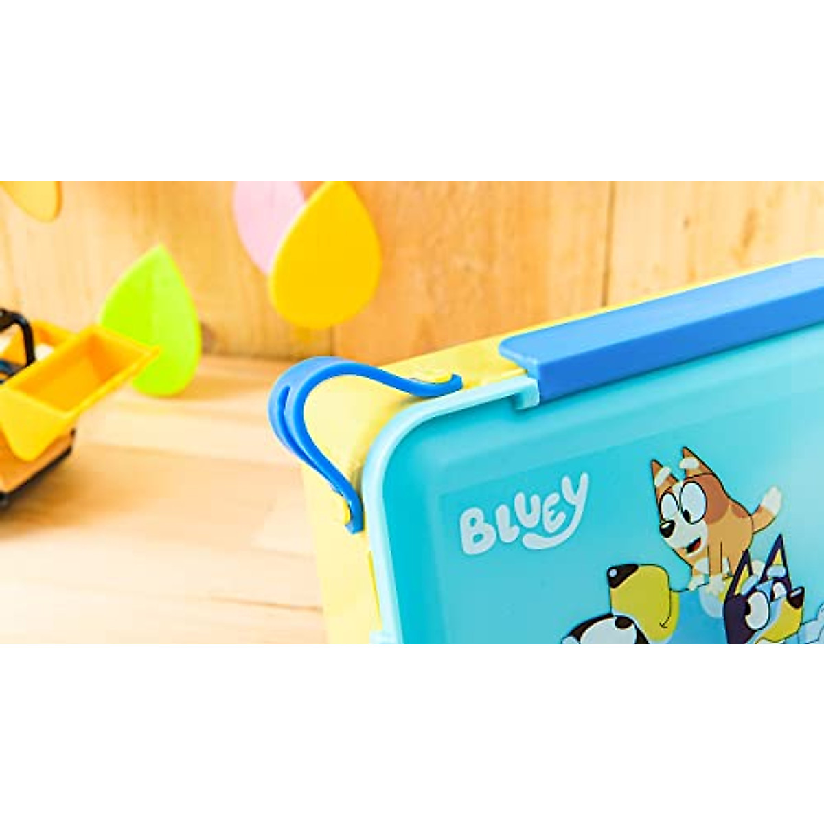 Zak Designs Bluey Reusable Plastic Bento Box with Leak-Proof Seal ...