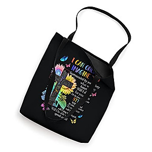 I Only Can Imagine Faith Christian Faith Jesus God Lover Tote Bag