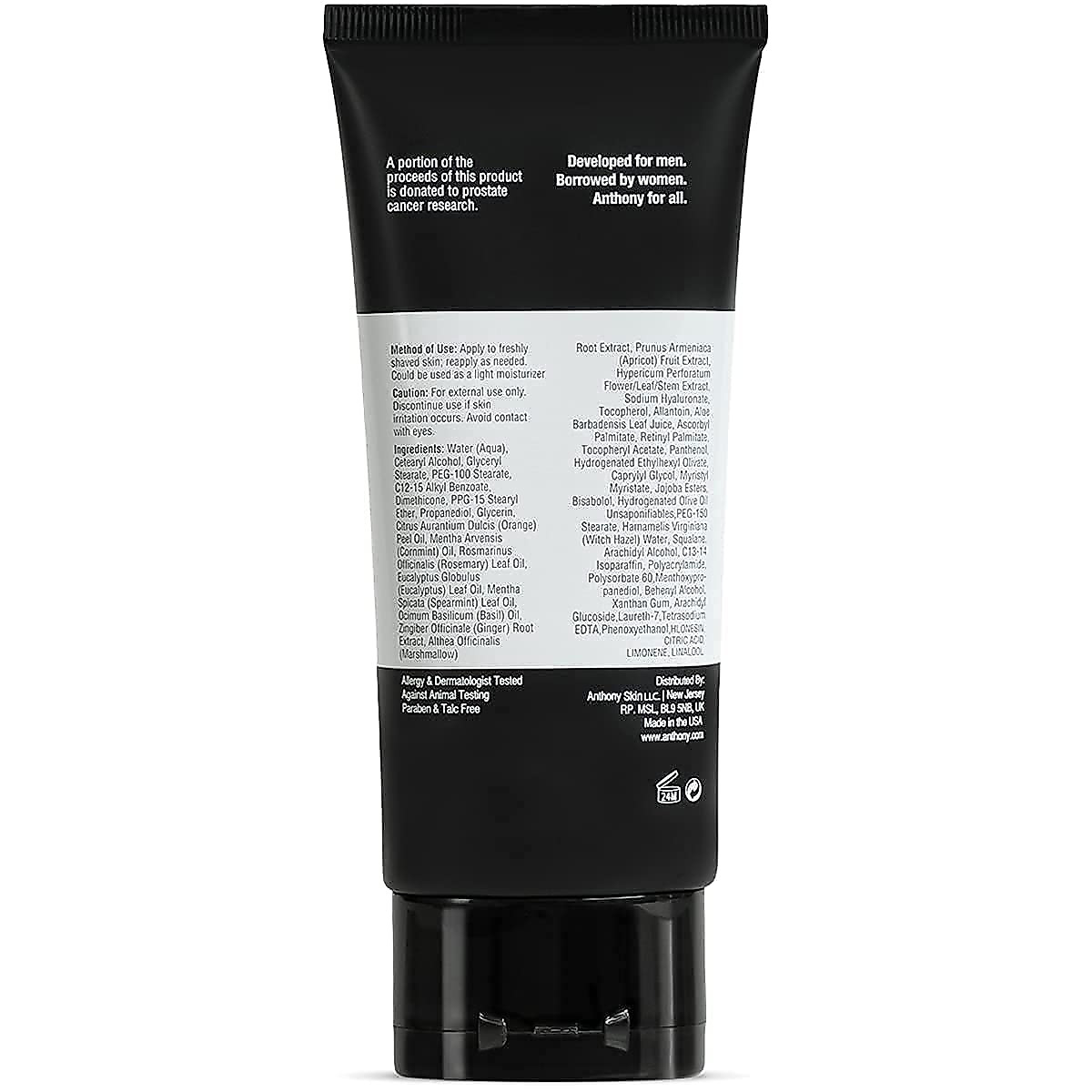 Anthony Shave Cream, 6 Fl Oz, and Anthony Aftershave Balm, 3 Fl Oz