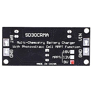 9V/18V Lithium Battery Charger Board MPPT 3.7V 7.4V Solar Charging Controller Board Lithium Battery Protection Charger Module (9V)