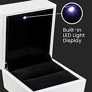Ring Box with Light Make Your Proposal Memorable With This Engagement Ring Box With Designated LED Ring Light To Really Make That Wedding Ring Shine by Vaparis