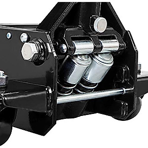 Torin AT84007NB Hydraulic Low Profile Service/Floor Jack with Dual Piston Quick Lift Pump, 4 Ton (8,000 lb) Capacity, Black