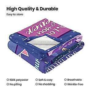 Birthday Gifts for 9 Year Old Girl, 9 yr old girl gift ideas, 9th Birthday Gifts/Decorations for Girls, Birthday Gifts for Girls Age 9, Presents for 9/Nine Year Old Girls Throw Blanket 60x50 Inch