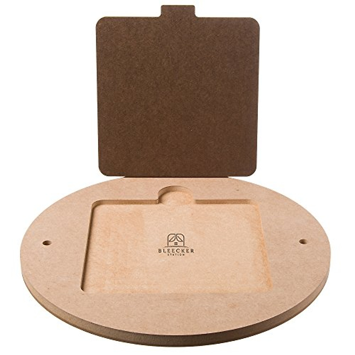 Bat System for Potter’s Wheel, 12” Round Outer Bat with Set of Six 7” Square Inner Bats, Bat Adapter with Removable Inserts for Throwing Pottery, for Potters and Clay Artists