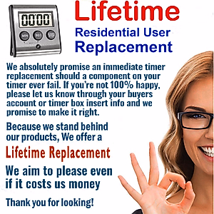 Elegant Digital Kitchen Timer, Stainless Steel Model eT-23, Super Strong Magnetic Back, Loud Alarm, Large Display, Auto Memory, Auto Shut-Off by eTradewinds