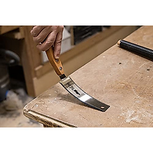 Set of 2 - Ryoba Japanese Pull Saw 9.5 Inch and Flush Cut Saw 6 Inch – Woodworking Tools Ryoba Table Saw – Steel Blades and Wood Handles, Handsaw 2 Cutting Edges– Japanese Hand Saw for Carpentry, DIY