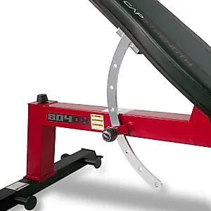 CAP Barbell Deluxe Utility Weight Bench, Red (FM-CS804DX-RD)