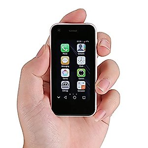 Sudroid Unlocked Mini Smartphone, 2.5 Inch The World's Smallest Cell Phone 3G Network Premium Child Phone Quad Core Small Phone (Pink)