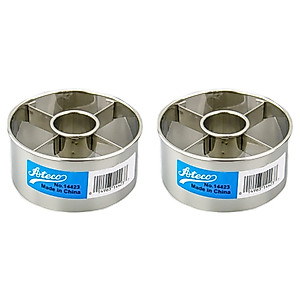 Ateco 3-1/2-Inch Stainless Steel Doughnut Cutter (Set of 2)