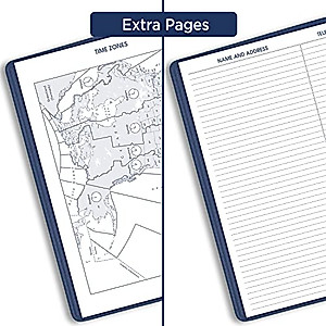 AT-A-GLANCE 2023 Weekly Planner, Quarter-Hourly Appointment Book, 8-1/4" x 11", Large, Fashion Color, Blue (7094020)