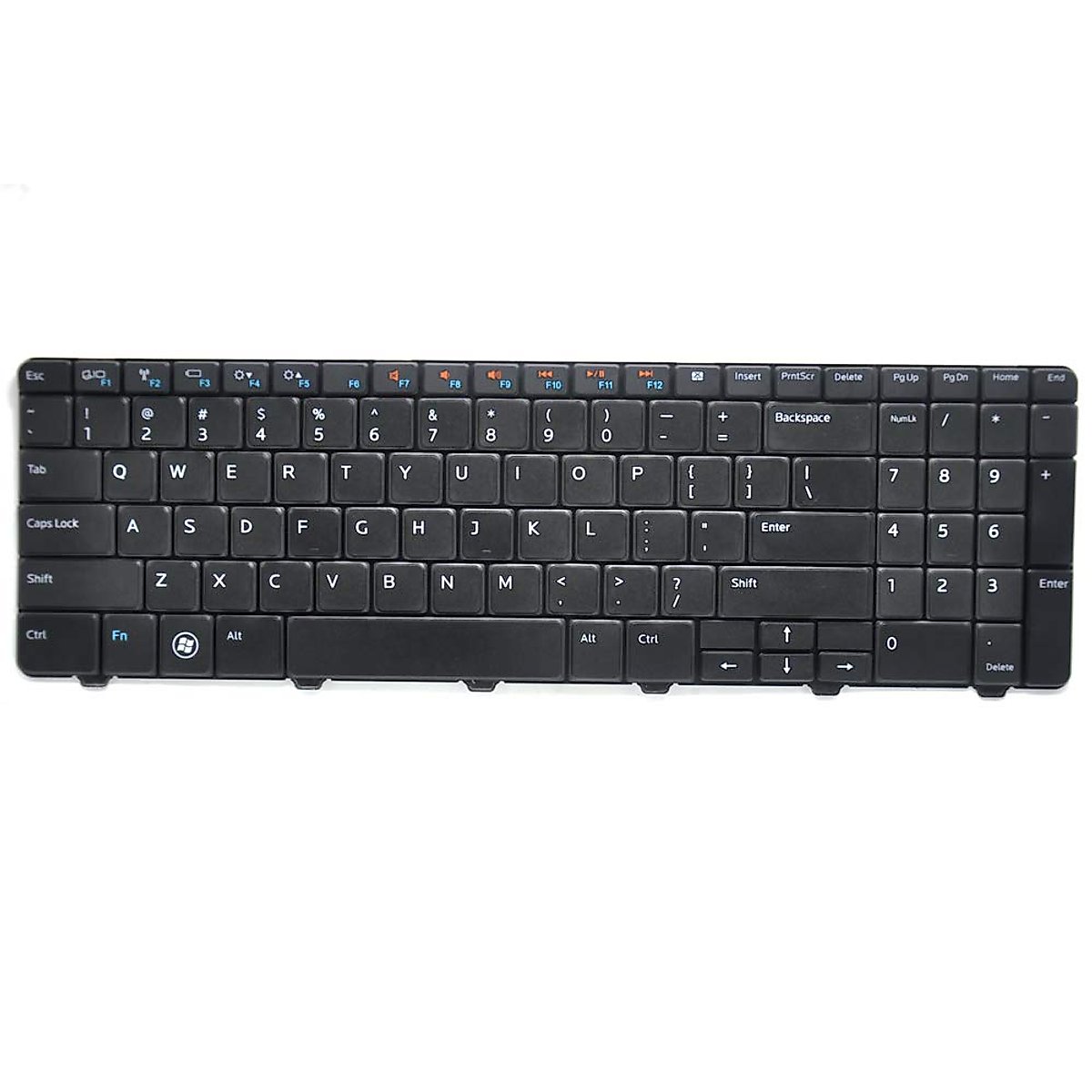 Padarsey Replacement Keyboard Compatible with Dell Inspiron 15R 5010 M5010 M501R N5010 Series Black US Layout, Compatible Part Number 09GT99 NSK-DRASW 96DJT 096DJT NSK-DRASW