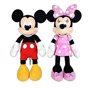 Disney Junior Mickey Mouse Jumbo 25-inch Plush Mickey Mouse, Stuffed Animals, Pretend Play, Kids Toys for Ages 2 Up by Just Play