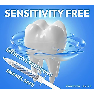 Forever Smile 5X LED Teeth Whitening Kit for Sensitive Teeth. Complete and Effective at Home Teeth whitening kit.