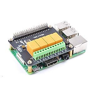 GeeekPi 4 Channel Relay Board Module for Raspberry Pi, Power Relay Module for Raspberry Pi 4B & Raspberry Pi 3 Model B+ & Raspberry Pi 3/2 Model B (No Programming Required/Programmable)