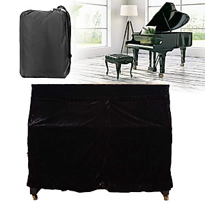 Omabeta Full Upright Piano Cover Piano Protector Waterproof for Home Storage Room, Full Piano Cover Cloth for Universal Upright Vertical Piano Upright Piano