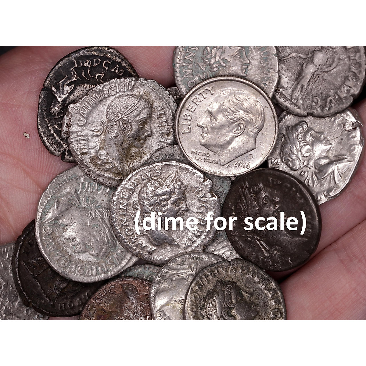 1700 Year Old Ancient Roman Silver Denarius Coin Seller Very Fine or Better Condition